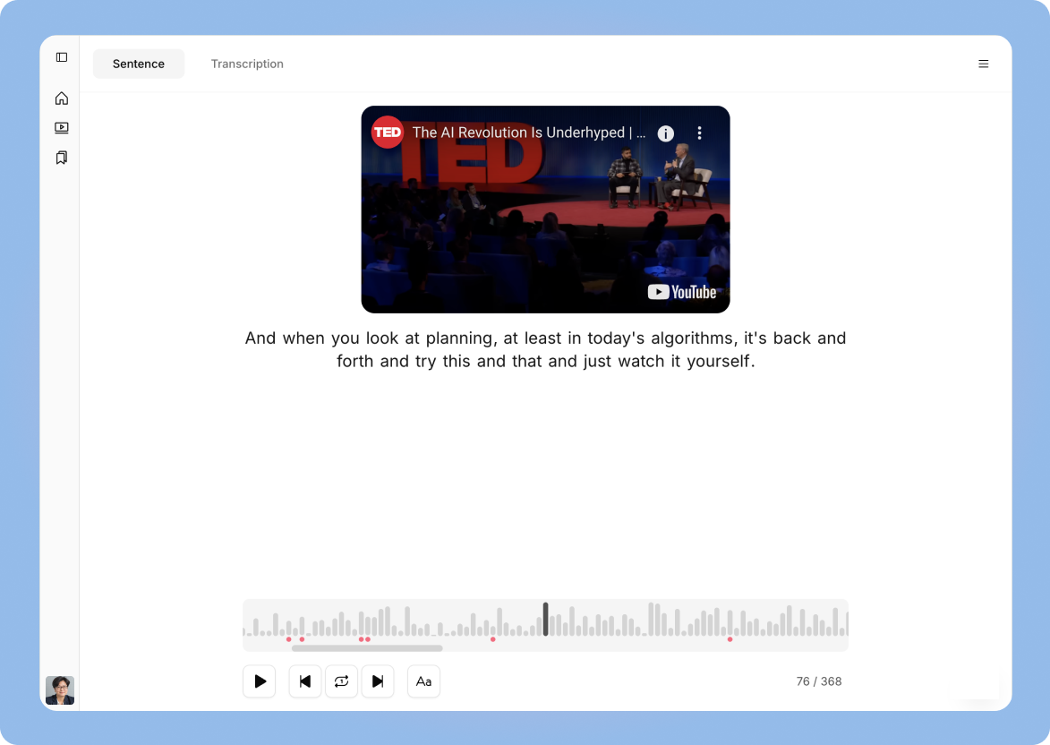 PlayLingo – AI-Powered English Learning with Real YouTube Videos